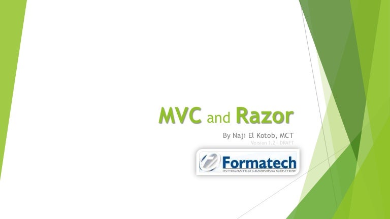 MVC and Razor - Doc. v1.2