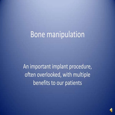 Bone manipulation case #4 | PPTX | Bone and Joint Conditions | Diseases ...
