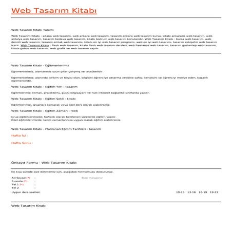 Web tasarim-kitabi | PDF | Free Download