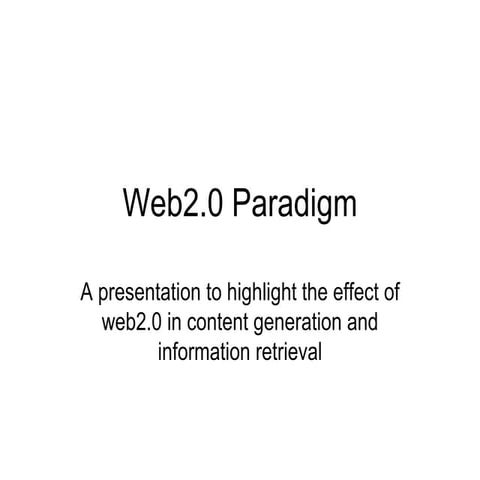 Web2 0 | PPT