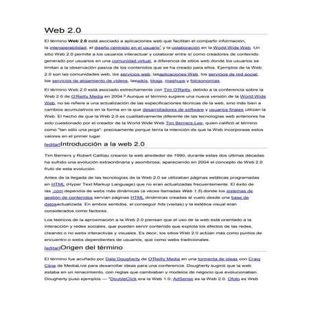 Aplicaciones Web 2.0 | PPT