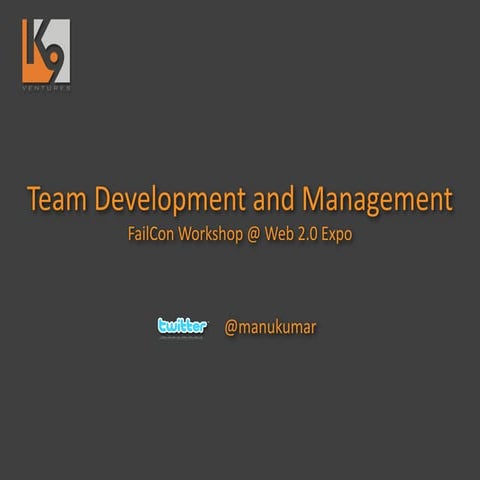 Web 2.0 FailCon Workshop | PPT