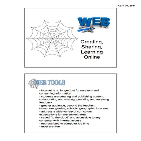 Web 2.0 learning tools | PDF | Internet | Computing