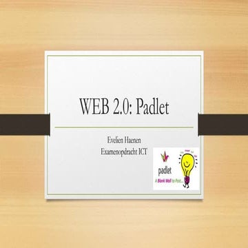 WEB 2.0: Padlet | PPTX