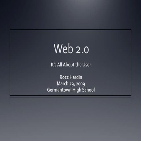 Web 2.0 | PPT