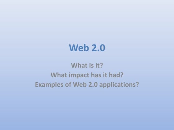 Web 2.0 Lesson Slides Class 5E | PPT