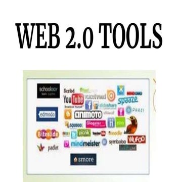 WEB 2.0 TOOLS by santhini G .pptx