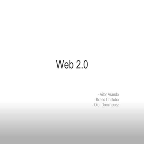 Web 2 0 | PPT