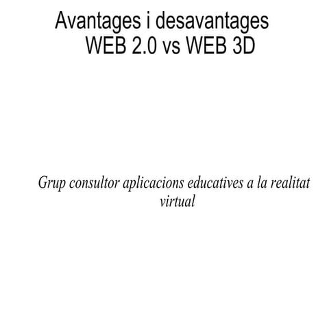 Web20 Web3d | PPT
