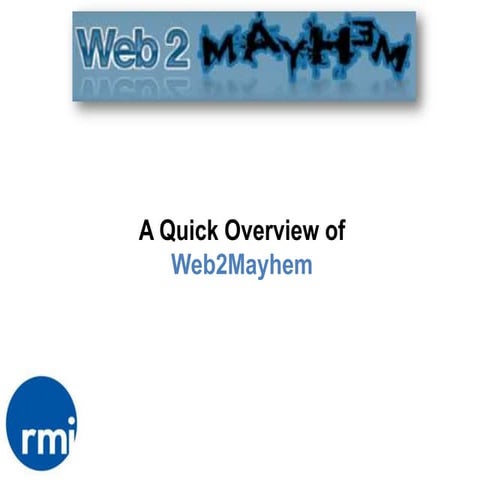 Web2 mayhem power point | PPTX
