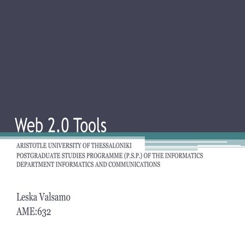 Web2 prensentation | PPTX