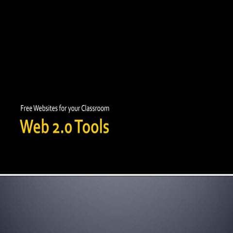 Web2 tools | PPTX