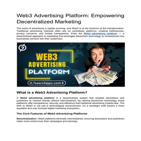 Web3 Advertising Platform_ Empowering Decentralized Marketing.pdf