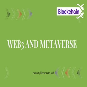Web3 and metaverse.pdf | Internet | Computing