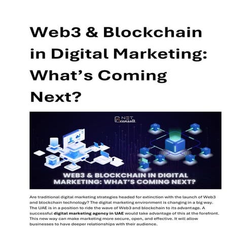 The Web3 & Blockchain in Digital Marketing. | PDF