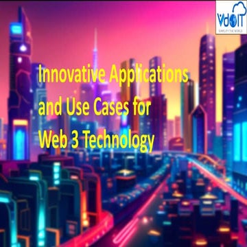 Web 3 use cases | PDF