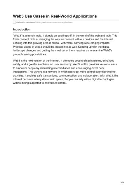 Web3: The Future of the Internet.pptx