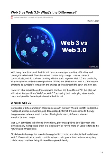 Web3: The Future of the Internet.pptx