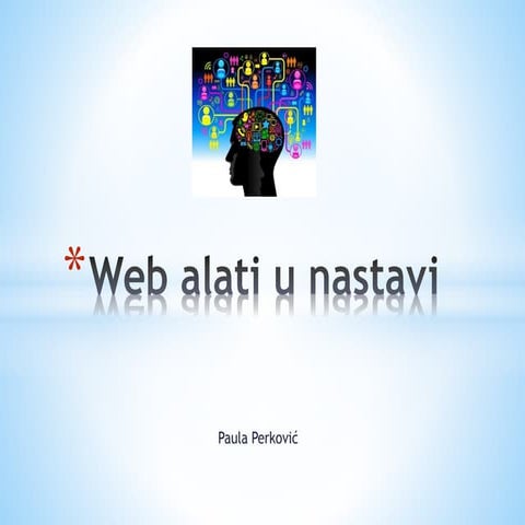Web alati u nastavi | PPTX