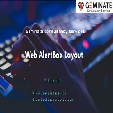 Web AlertBox Layout | PDF