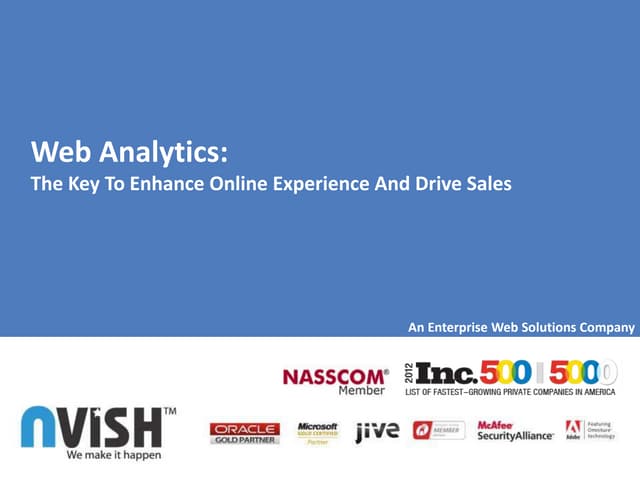 Web Analytics in 10 slides | PDF