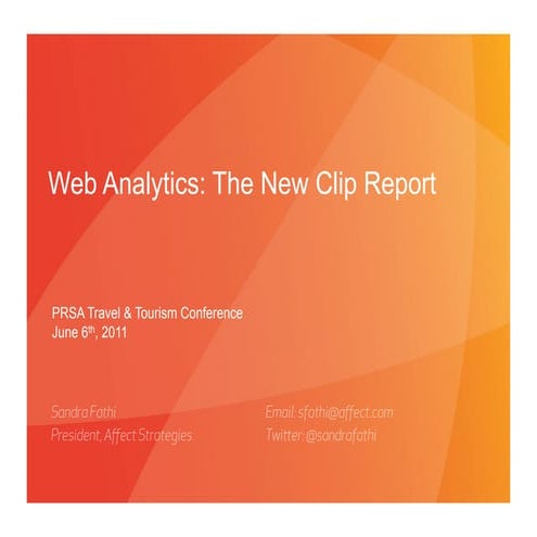 Web Analytics: The New Clip Report | PDF
