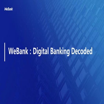 We bank digital banking decoded for bnm 0618 v1.9(3) | PDF