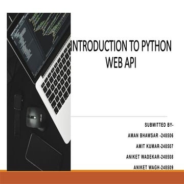 WEB_API (1).pptx jhsaedlkjsadkjsahd;kjsad;khsa | PPT