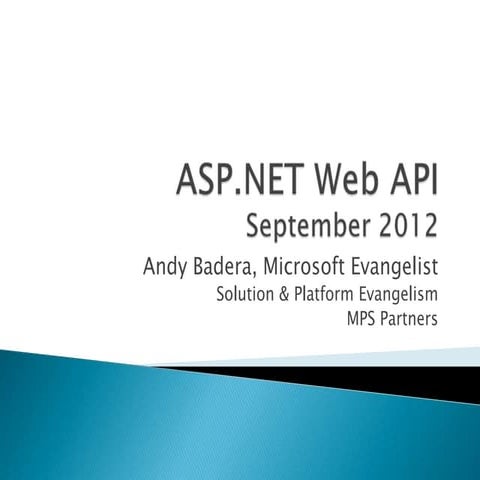 Aspnet Mvc Web Api Ppt