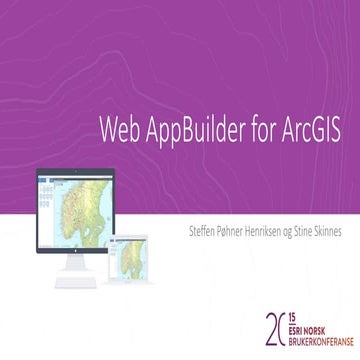 BK2015 Web app builder for arcgis | PPT