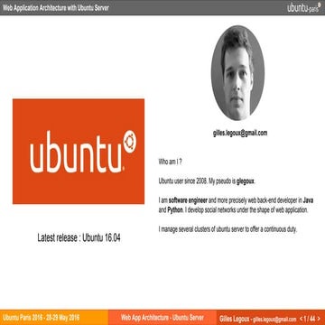 UbuntuParty: Web application architecture with Ubuntu | PDF | Operating Systems | Computer ...