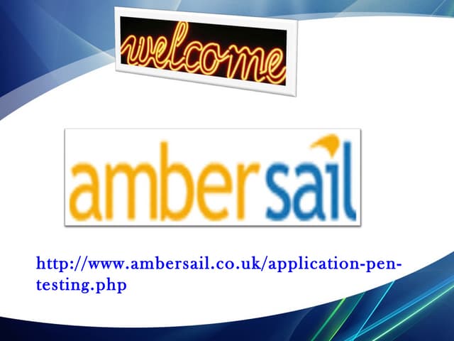 Web Application Penetration Testing Ppt