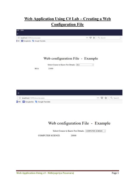 Web Application Using C Lab Web Configuration File Pdf 3589