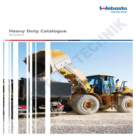 Webasto Heavy Duty Plant Machinery Catalogue | PDF