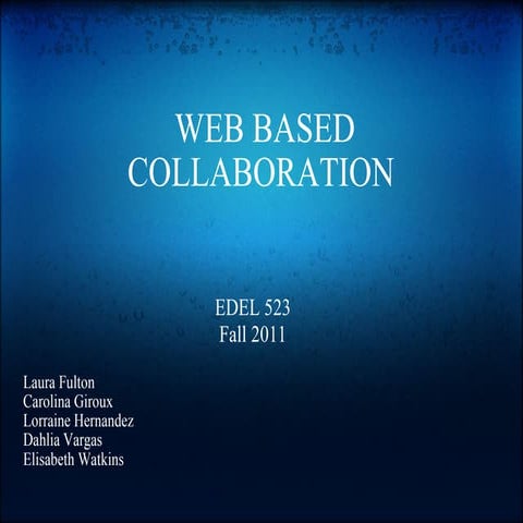 Web Based Collaboration | PPT