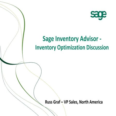 Web based inventory demand planning with sage connected services | PDF