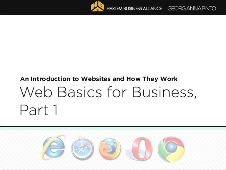 Web Basics for Business