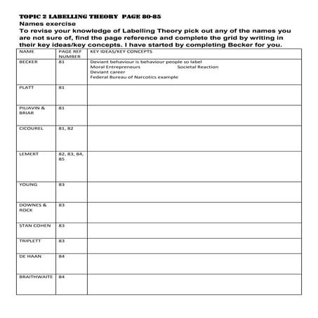 Webb book names exercise | DOCX