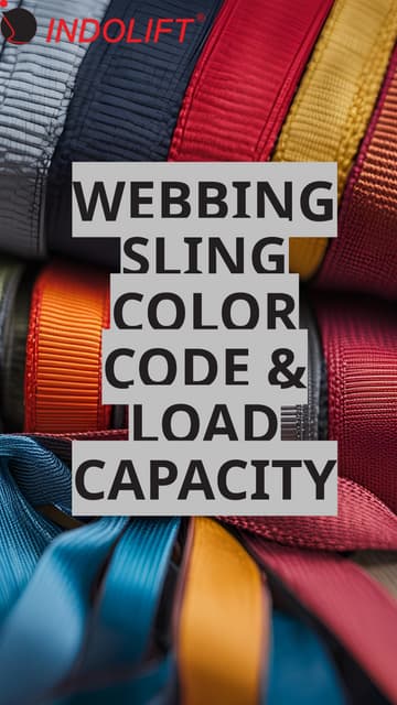 Indolift's High - Quality Webbing Sling | PPT
