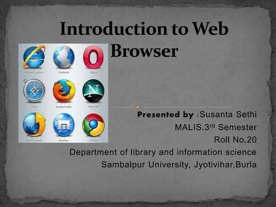 Presentation on web browser | PPT