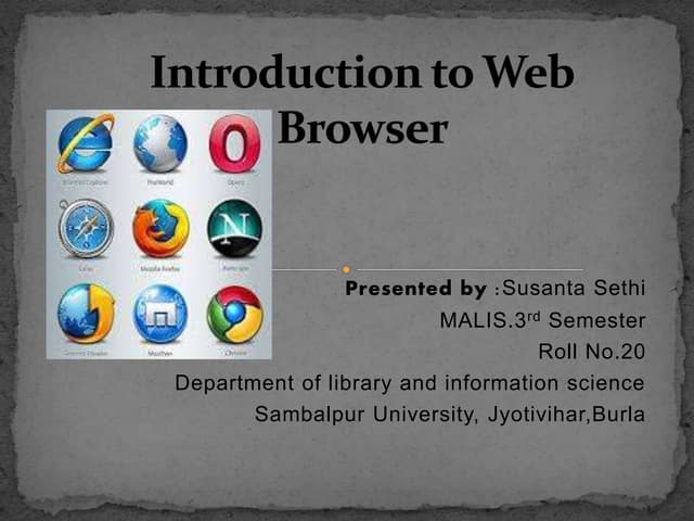 Presentation on web browser | PPTX