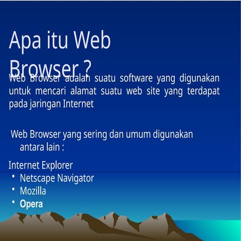 Web Browser - Big Data and Coding Subject | PPT
