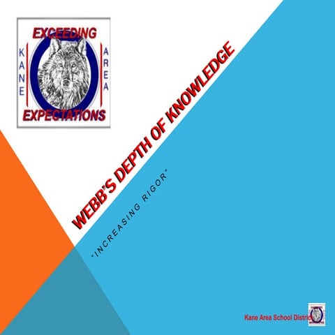 Webb s depth_of_knowledge | PPTX