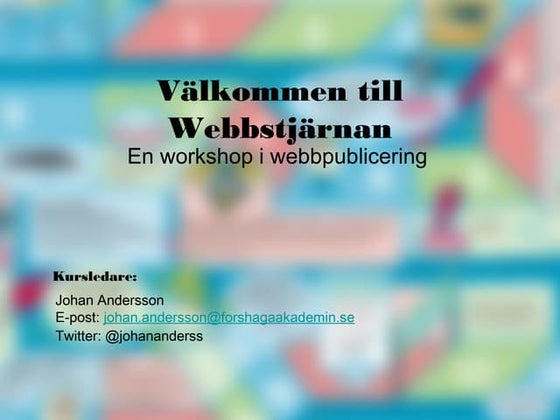 Webbstjarnan spelplan | PPT