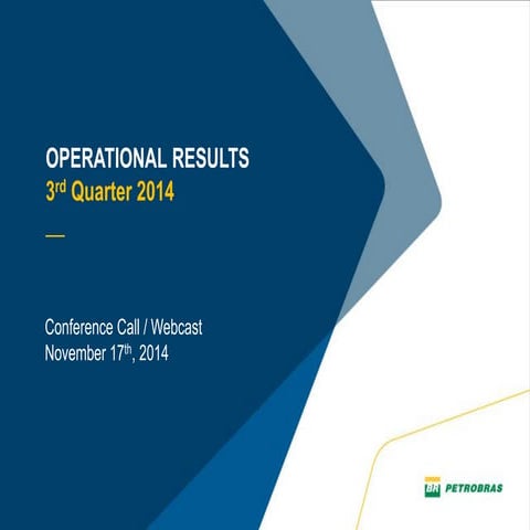 Operational Results - 3rd Quarter 2014 | PPT