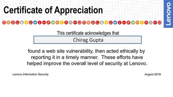 Paytm - Certificate Of Appreciation | PPT