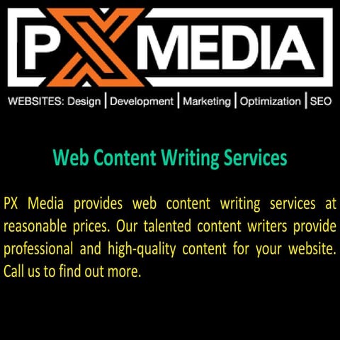 Web content writing services | PPT