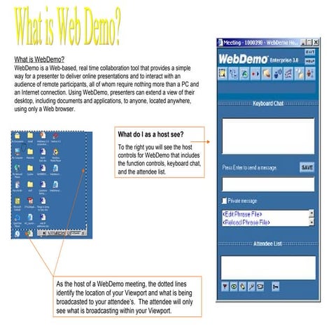 Web demo 3.0 screenshots | PPT | Web Conferencing | Computer Software ...