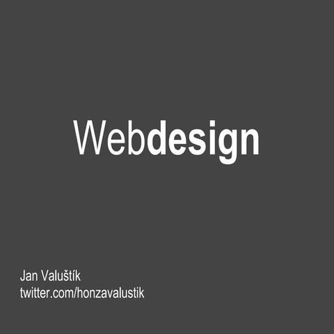 Jak se dělá webdesign | PDF