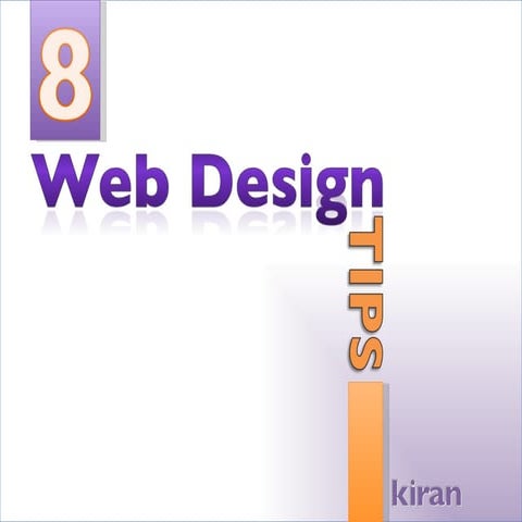Eight Web Design Tips | PPS | Internet for Beginners | Internet